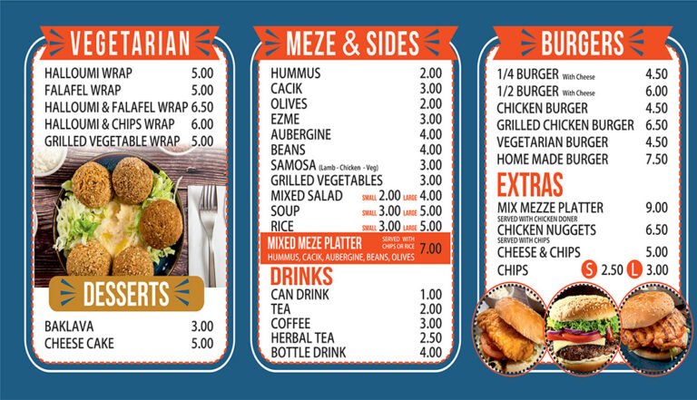 Menu – Bolu Restaurant and Takeaway